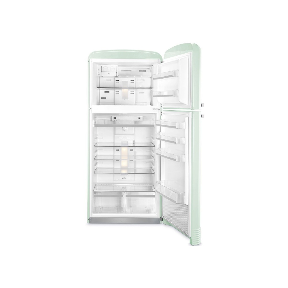 Frigider cu 2 usi No Frost Smeg FAB50RPG, retro, verde, 80 cm latime ...